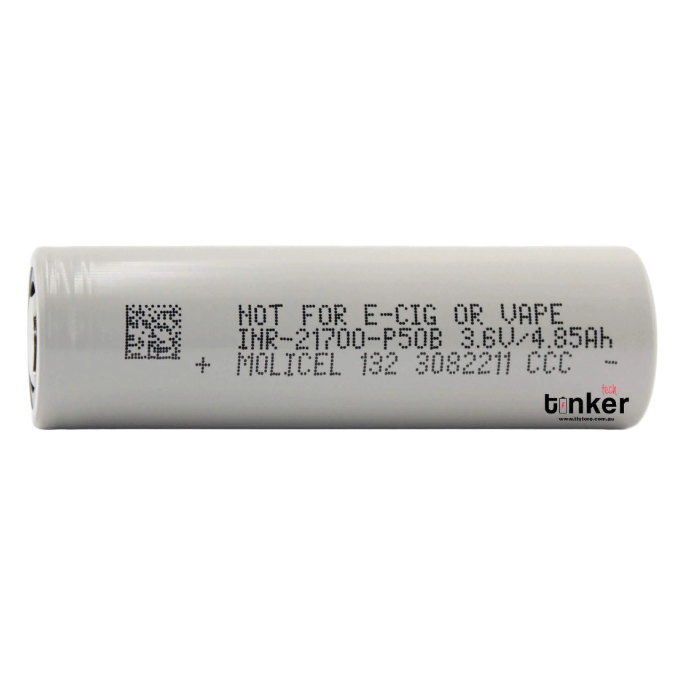 Molicel P50B 21700 5000mAh 60A Lithium Ion Battery | TinkerTech AU