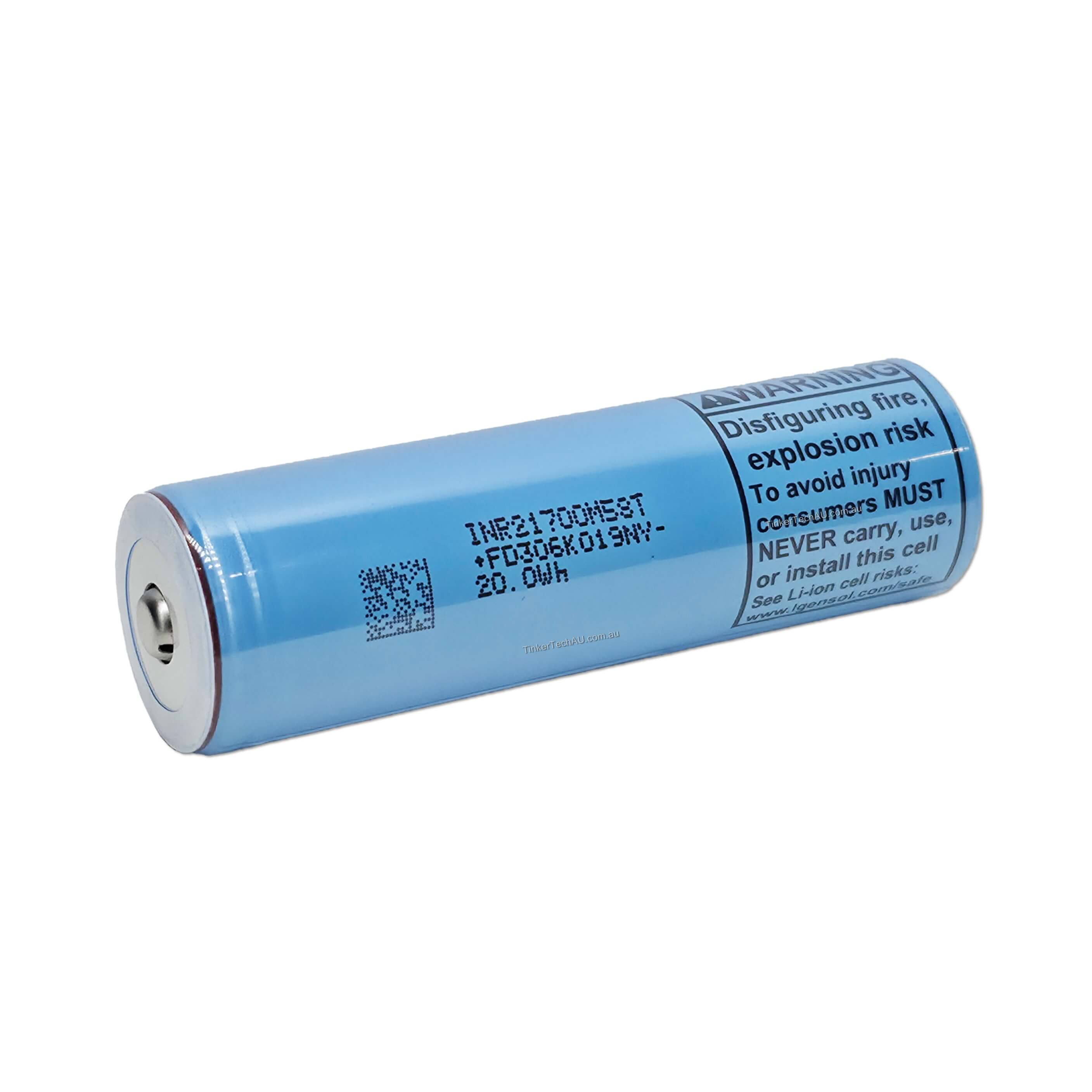Tinker LG M58T 21700 5800mAh 12A Lithium Ion Battery | Button Top