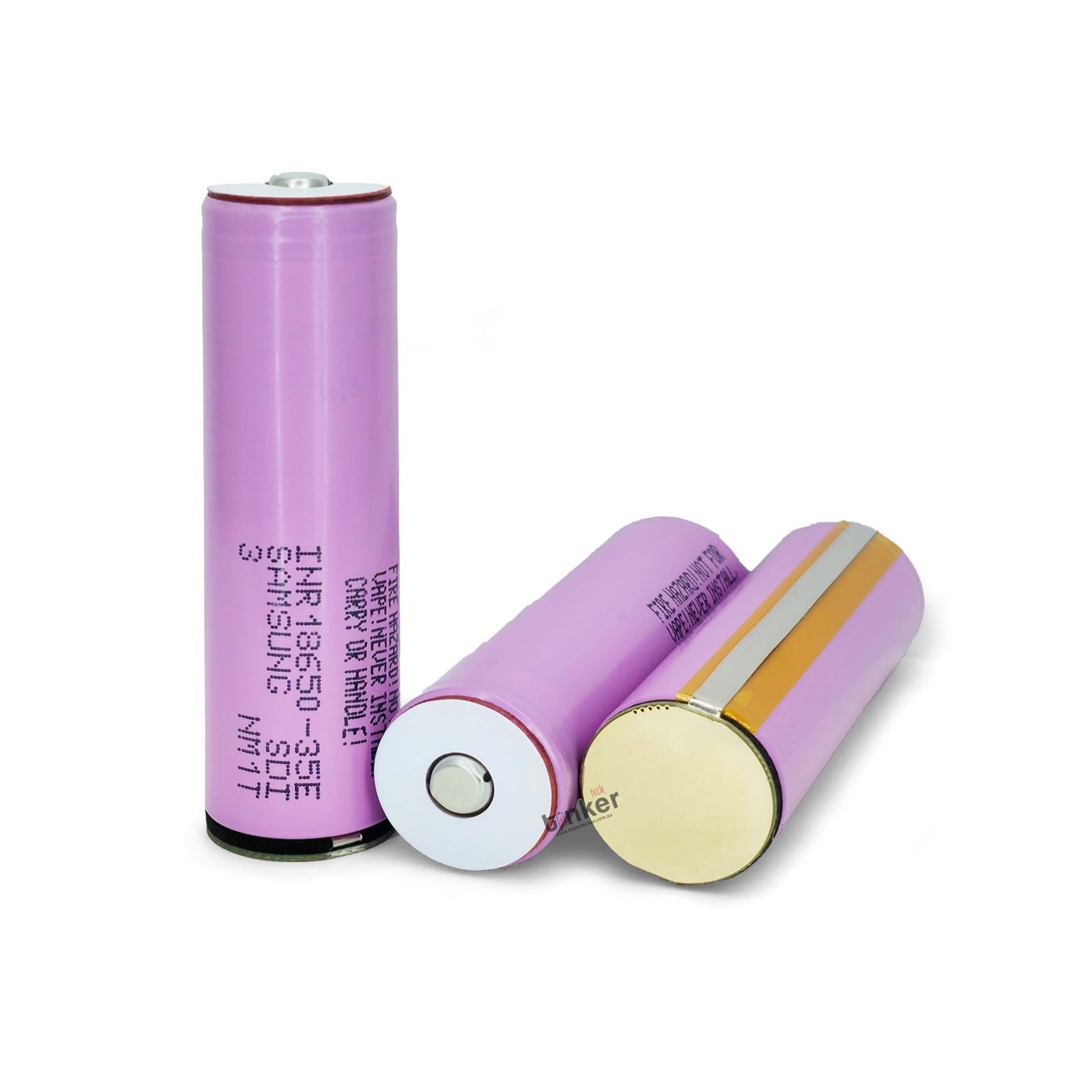 Protected Button Top 18650 Lithium Ion Batteries | TinkerTech AU