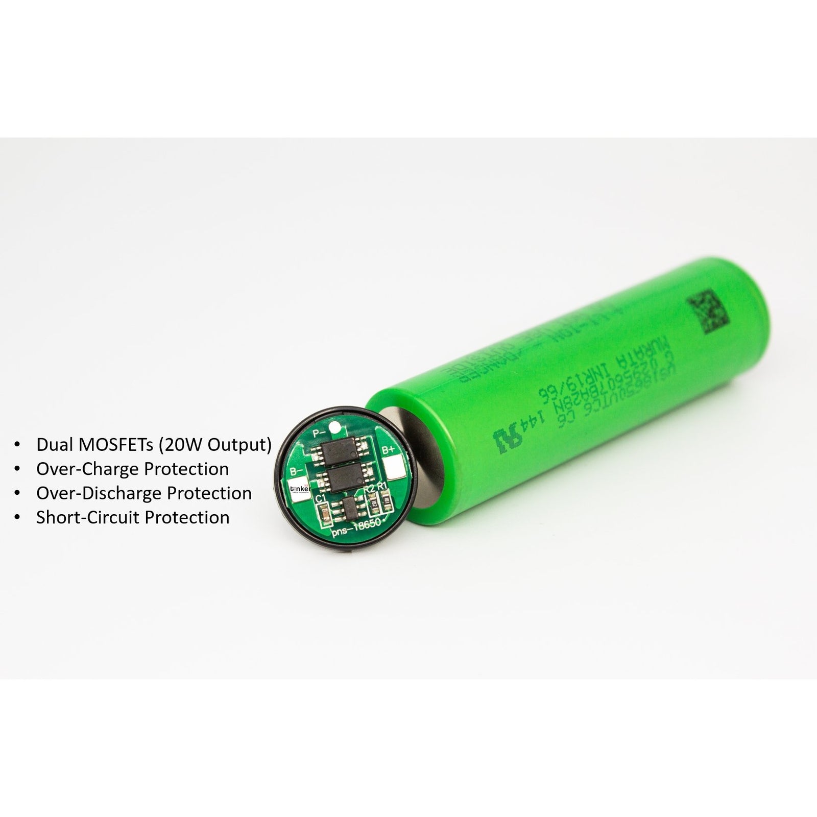 Sony | Murata VTC6 18650 3000mAh 15A Battery - Protected Button Top